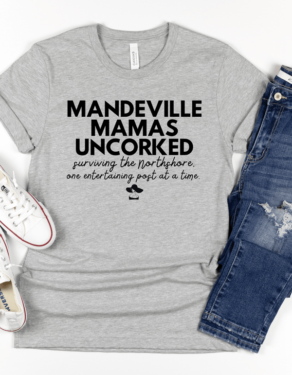 Mandeville Mamas Uncorked T Shirt – SASH Clothing Bar